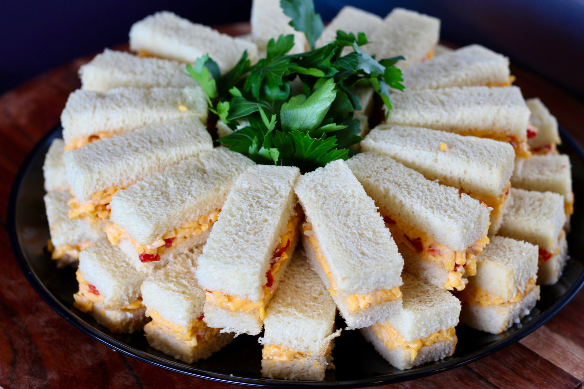 Pimento Cheese Finger Sandwiches (36 pieces) – Black Fig Catering